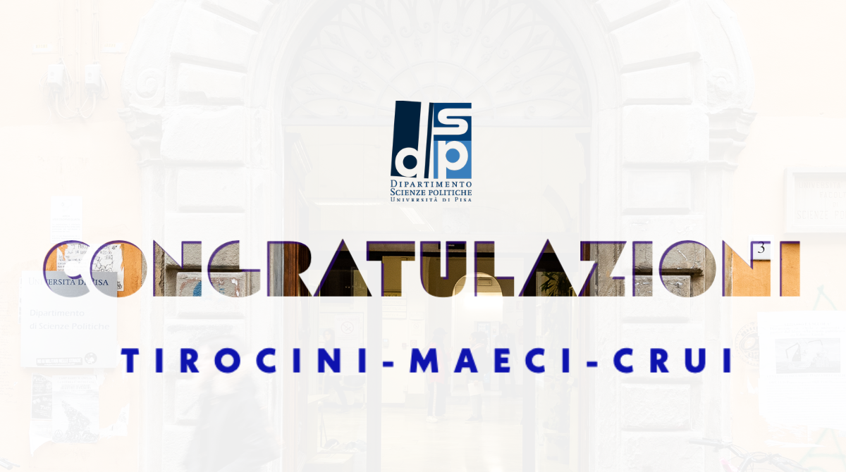 Tirocini MAECI-CRUI: selezionati due studenti della LM-52 (Studi Internazionali) - Dipartimento ...